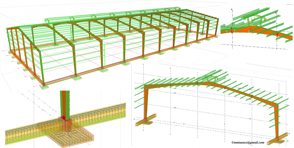 PEB_30x72_Tekla_2 – Structural BIM Solutions