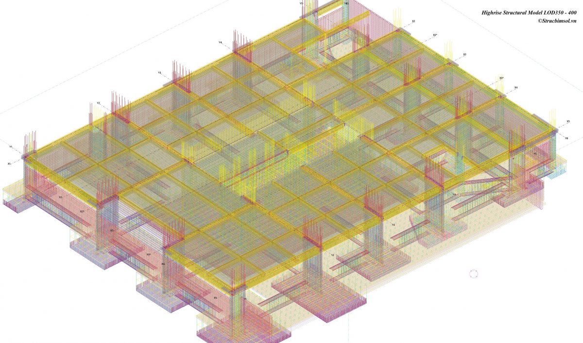 Highrise Structural BIM Model (LOD350-400) – Structural BIM Solutions
