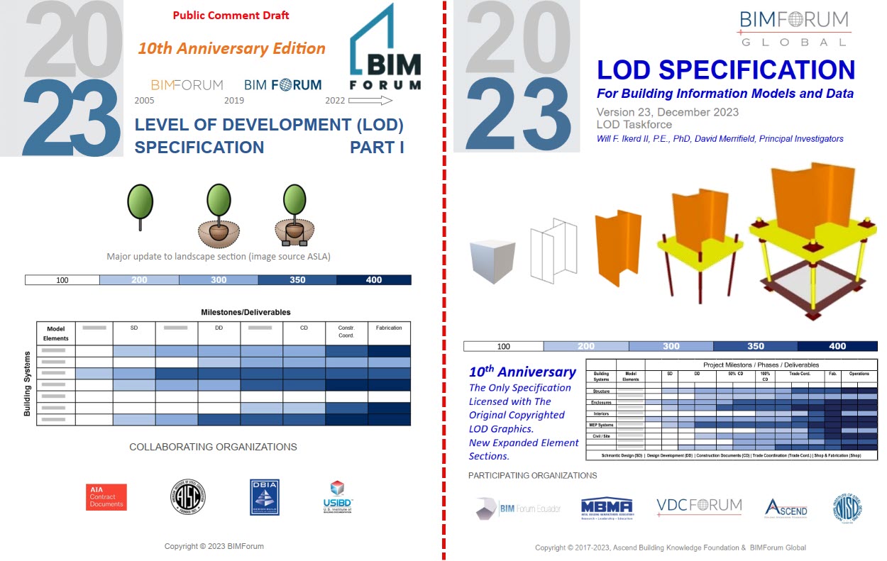 Two Version of LOD Spec… – Structural BIM Solutions